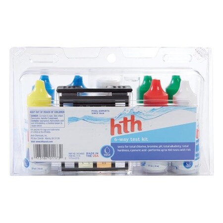 Hth HTH 8009830 0.75 oz 6-Way Test Kit - Pack of 3 8009830 | Zoro