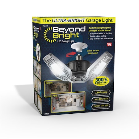 Beyond Bright LED Garage Light Plastic BE7674 | Zoro