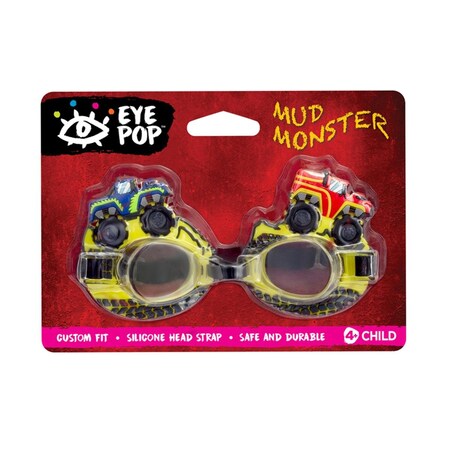 Eye Pop Mud Monster Child Goggles, Yellow, 12PK 8065808 | Zoro