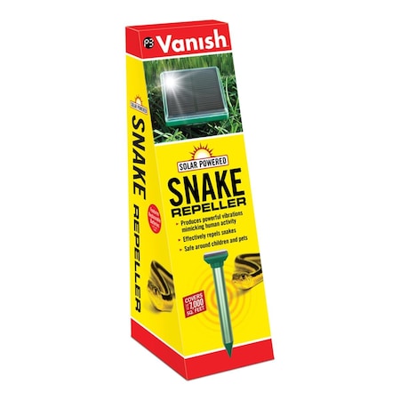 Defenseguard Solar-Powered Electronic Stake Repeller for Snakes ...