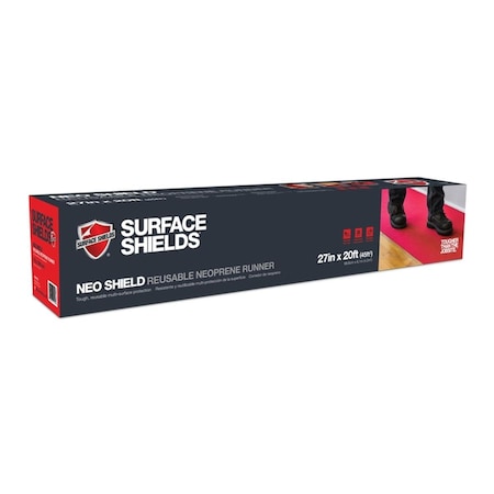 Surface Shield 1.5 mil x 27 in. x 20 ft. Rubber Red NeoShield Floor ...