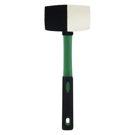 Pinpoint 32 oz Rubber Mallet Hammer with Black & White Tipped ...