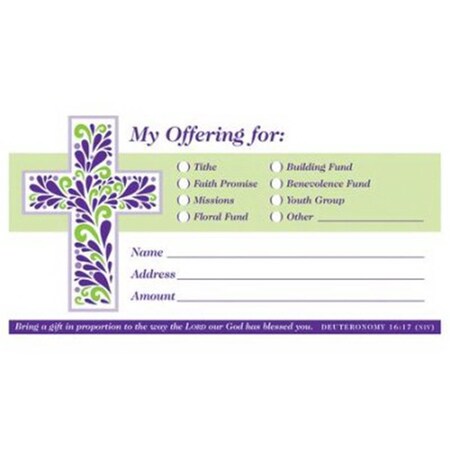 Go-Go Offering Envelope-My Offering for Multi-Use, Deuteronomy 16-17 ...