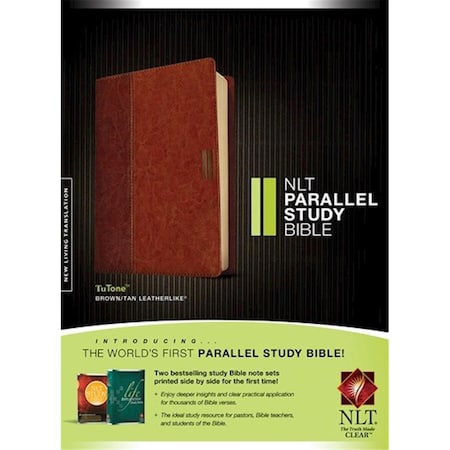 Tyndale House Publishers NLT Parallel Study Bible - Brown & Tan TuTone ...
