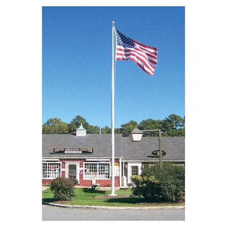 Annin Flagmakers 20 ft. Commercial Fiberglass Flagpole 1072274 | Zoro