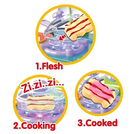 Azimport PSXG6 7 x 9 x 12.5 in. Mini Kitchen Playset with Sound & color ...