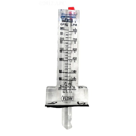 Blue F300 Flowmeter Horizontal Standard Flow BL34966 | Zoro