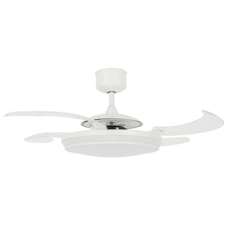 Rayo EVO 1 White LED Lighting with Remote Ceiling Fan RA2773382 | Zoro