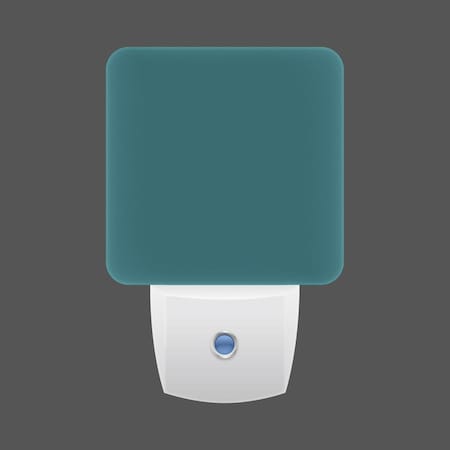 Borders Unlimited Turquoise LED Night Light 40008 | Zoro