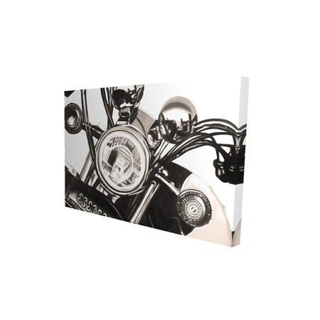 Fondo 20 x 30 in. Realistic Sepia Motorcycle-Print on Canvas FO2791768 ...