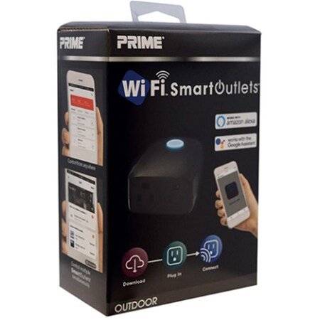 Primewire PrimeWire RCWFIO 2 Outlet Outdoor Wifi Control Module RCWFIO ...
