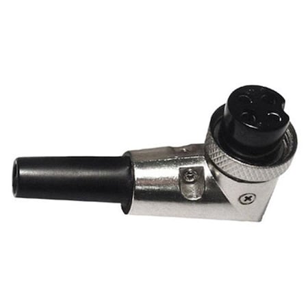 Kalibur Kalibur CBC4RX 4 Pin Right Angle Microphone Connector - Bulk ...