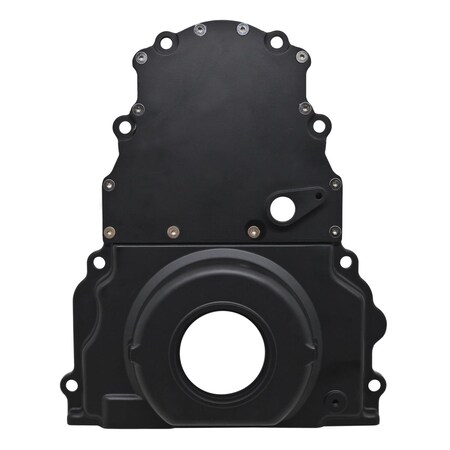 Cfr Performance Aluminum Chevy LS Two Piece Timing Chain Cover with Cam ...