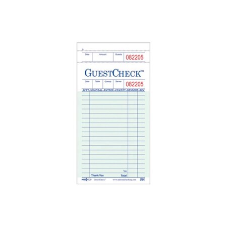 National Checking 520-50 CPC 19 Line Guest Check Board, Green - Pack of ...