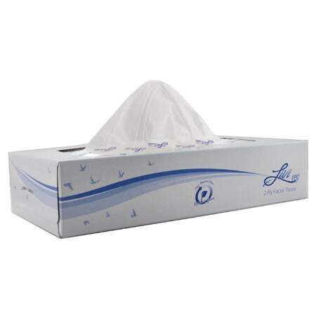 Solaris Paper Pec White 2Ply 100 Sheet Livi Embossed Facial Tissue ...