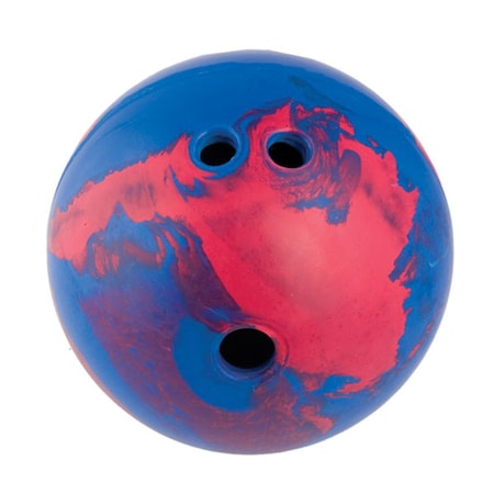 Champion Sports 5 lbs Rubber Bowling Ball, Blue & Red BP45 | Zoro