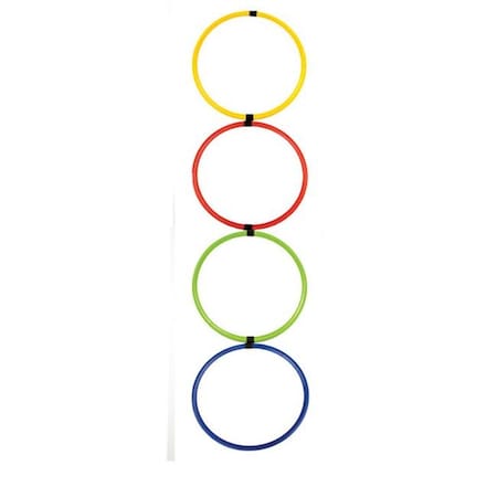 Champion Sports Champion Sports HAL12 Hoop Agility Ladder; Multicolor ...