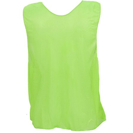 Champion Sports Adult Practice Vest, Fluorescent Green PSAFG | Zoro
