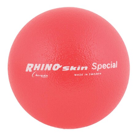 Champion Sports 8.5 in. Rhino Skin Ball, Neon Red CH56080 | Zoro