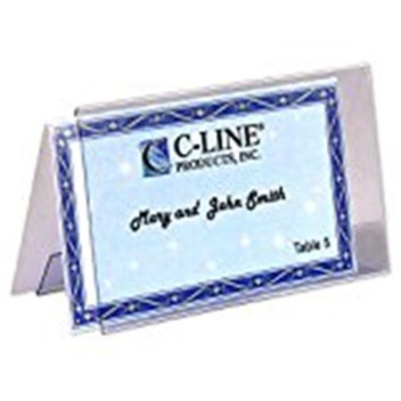 C-Line Products CLine Products 87537 Small Plastic Name Tent Card ...