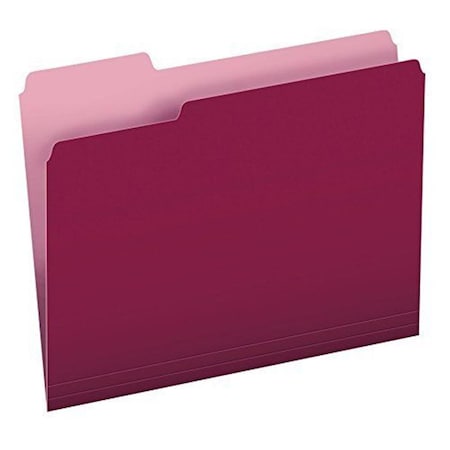 Inkinjection Esselte Corporation PFX152 1-3 BUR Pendaflex Two-Tone ...