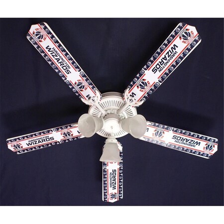 Lightitup 52 in NBA Washington Wizards Basketball Ceiling Fan LI983607 ...