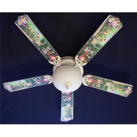 Emblem 52 in. New Disney Tinkerbell & Fairies Ceiling Fan EM983741 | Zoro