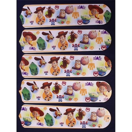 Emblem 52 in. New Disney Toy Story Buzz Woody Ceiling Fan Blades ...