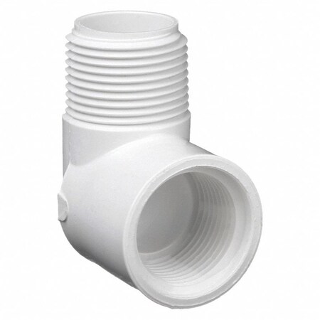 Westlake Pipe & Fittings 1.5 in. MPT x FPT Sch 40 90 deg PVC Street ...