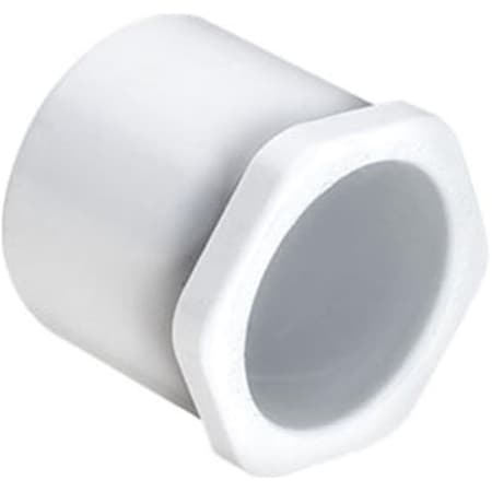 Safety First 2 x 0.5 in. PVC SCH 40 Schedule Reducer Bushing, White ...