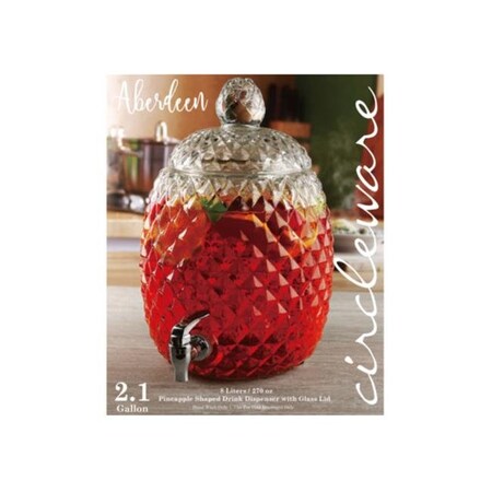 Circleware Circleware 92019 2.1 gal Aberdeen Pineapple Shaped Dispenser ...