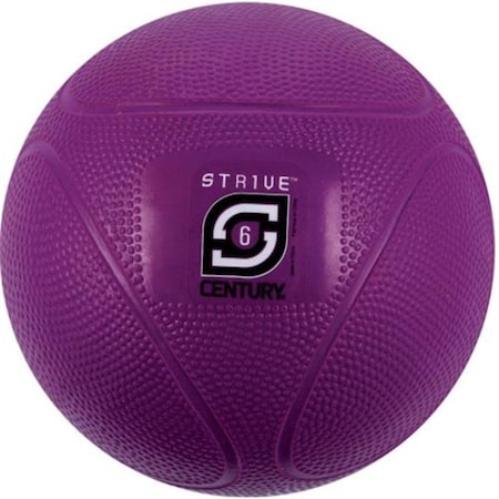 Century Century 24942P-700806 6 lbs Strive Medicine Ball - Purple ...