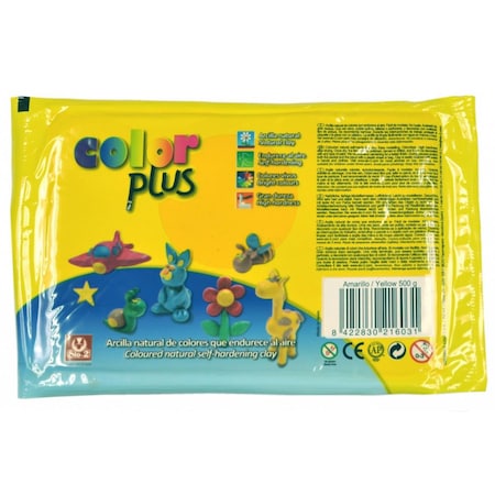 Color Plus Clay Activa 1.1 lbs Colored Air Dry Clay, Yellow 6105 | Zoro