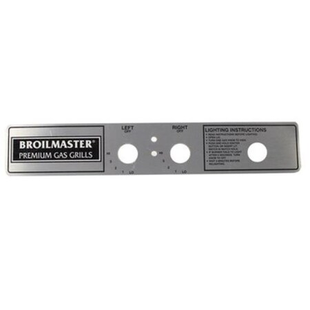 Broilmaster Broilmaster B101518 Electronic Ignitor Label for P4X; P4 ...