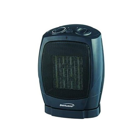 Gizmo Ceramic Oscillationg Heater Black GI894415 | Zoro