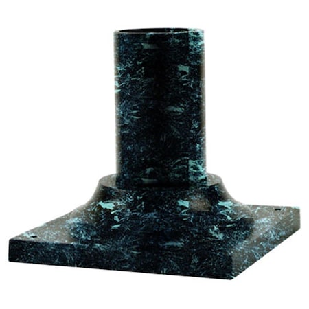 Intense 3 in. Large Pier Mount Base, Verde Green IN2563146 | Zoro