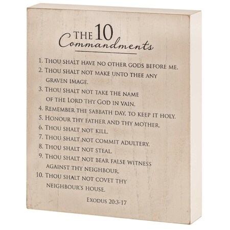 Dicksons PLK 10 COMMANDMENTS MDF GRY TPLK810-33 | Zoro