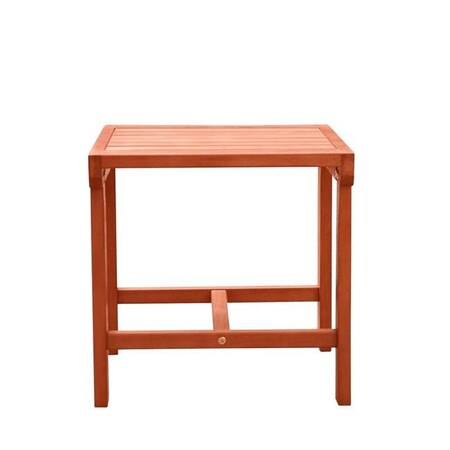Malibu Outdoor Malibu Outdoor Patio Wood Side Table - V1802 V1802 | Zoro