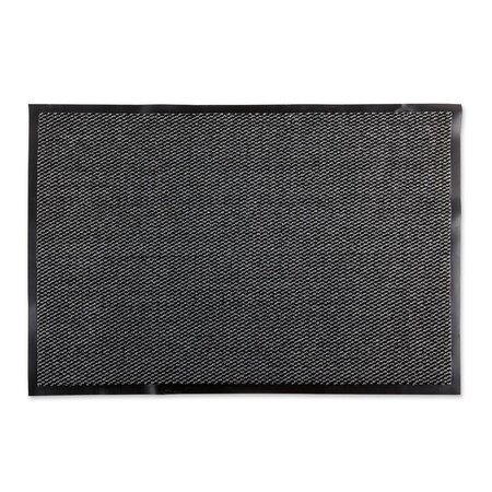 Made4Mansions 30 x 48 in. Grey & Black Walk Off Utility Runner Mat ...