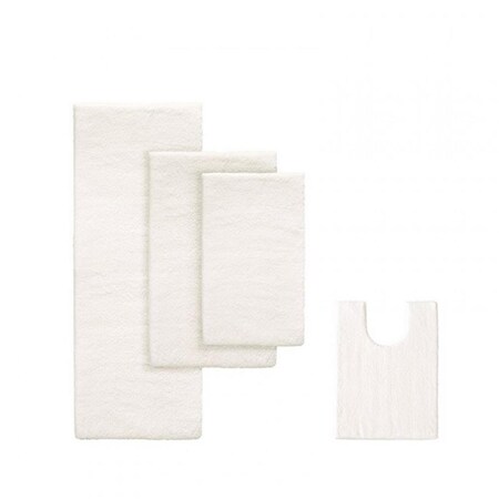 Madison Park Signature Madison Park Marshmallow Memory Bath Rug, Ivory ...