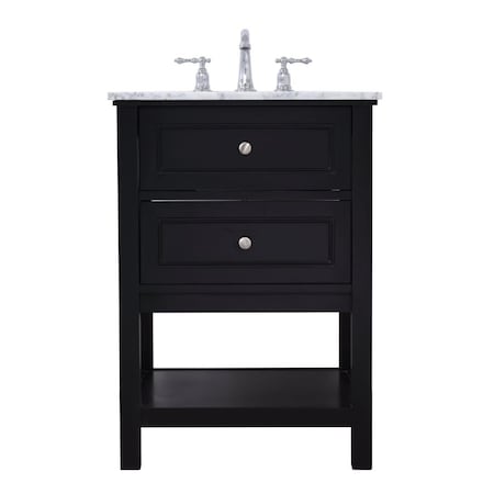 Convenience Concepts 24 in. Metropolis Single Bathroom Vanity Set ...