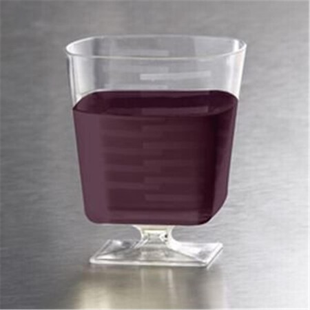 Emi Yoshi Squares Pedestal Wine Glass 8 oz, Clear EMI-SPWG8 | Zoro