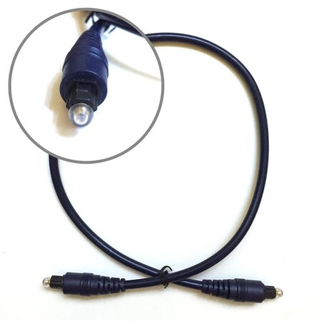 Sonic Boom 20 ft. Toslink Optical Fiber Cable, Navy Blue SO2960579 | Zoro