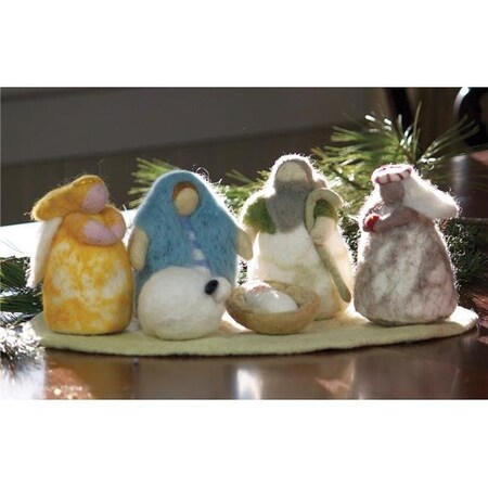 Prebook Items Prebook Items DZI480003000 Cozy Felt Nativity Home Accent ...