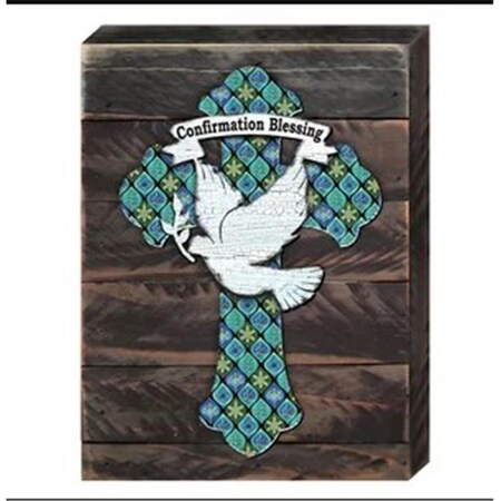 Designocracy Conformation Cross Wooden Board Wall Decor 9877808 | Zoro