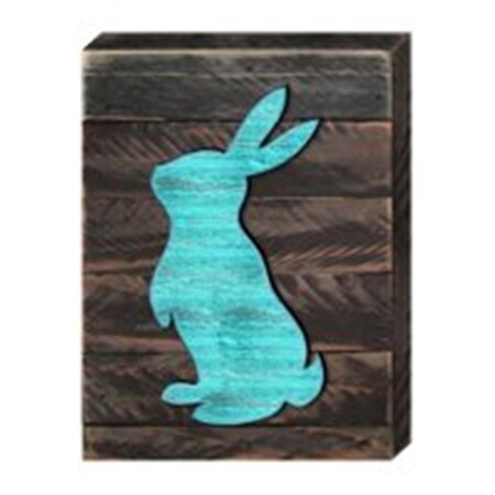 Designocracy Easter Bunny Art on Board Wall Decor 98134208 | Zoro