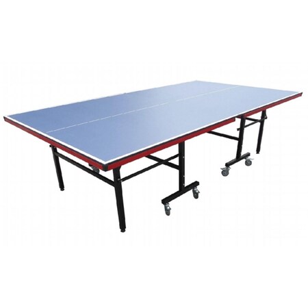 Pool Central 9 ft. Recreational Blue Table Tennis or Ping Pong Game ...