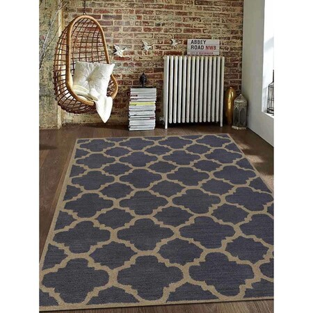 Jensendistributionservices 5 x 8 ft. Hand Tufted Wool Geometric ...