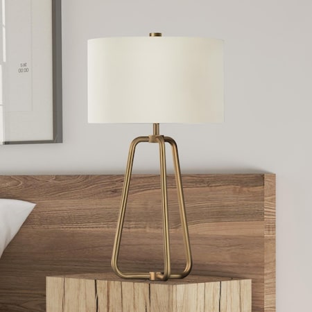 Henn & Hart Marduk Antique Brass Table Lamp TL0001 | Zoro