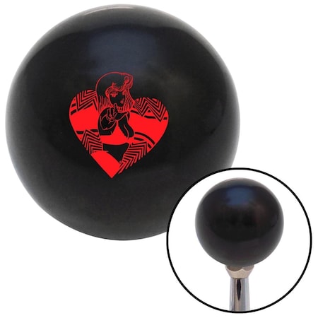 Newalthlete Red Anime Girl in Heart Black Shift Knob with M16 x 1.5 ...